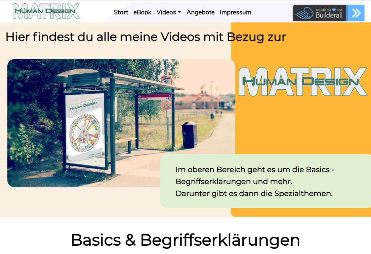 der neue Mitgliederbereich – Human Design Matrix